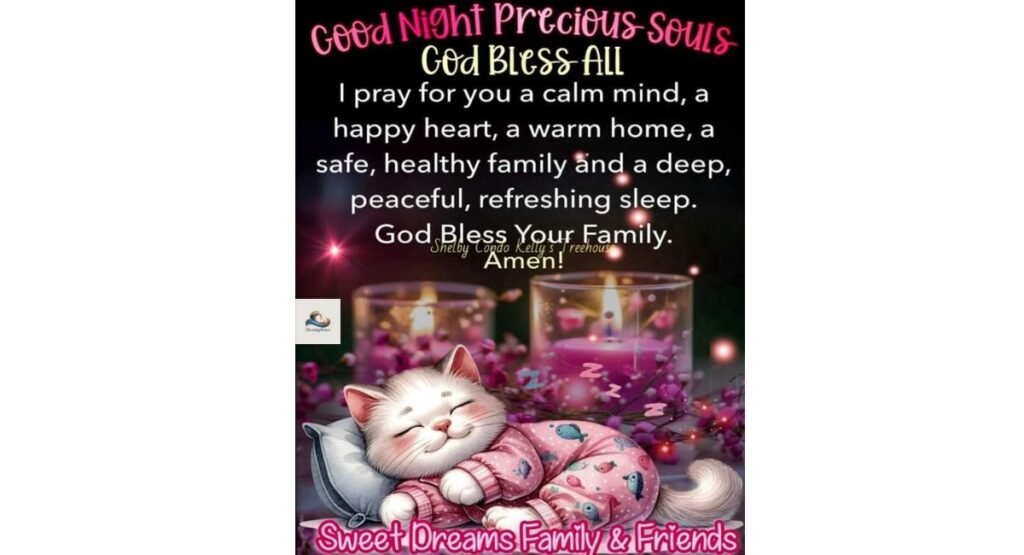 100+ Good Night Blessings, Prayers, Wishes & Quotes for Peaceful Sleep